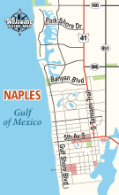 Map of Naples Florida Downtown - Interactive Downtown Naples Florida Map